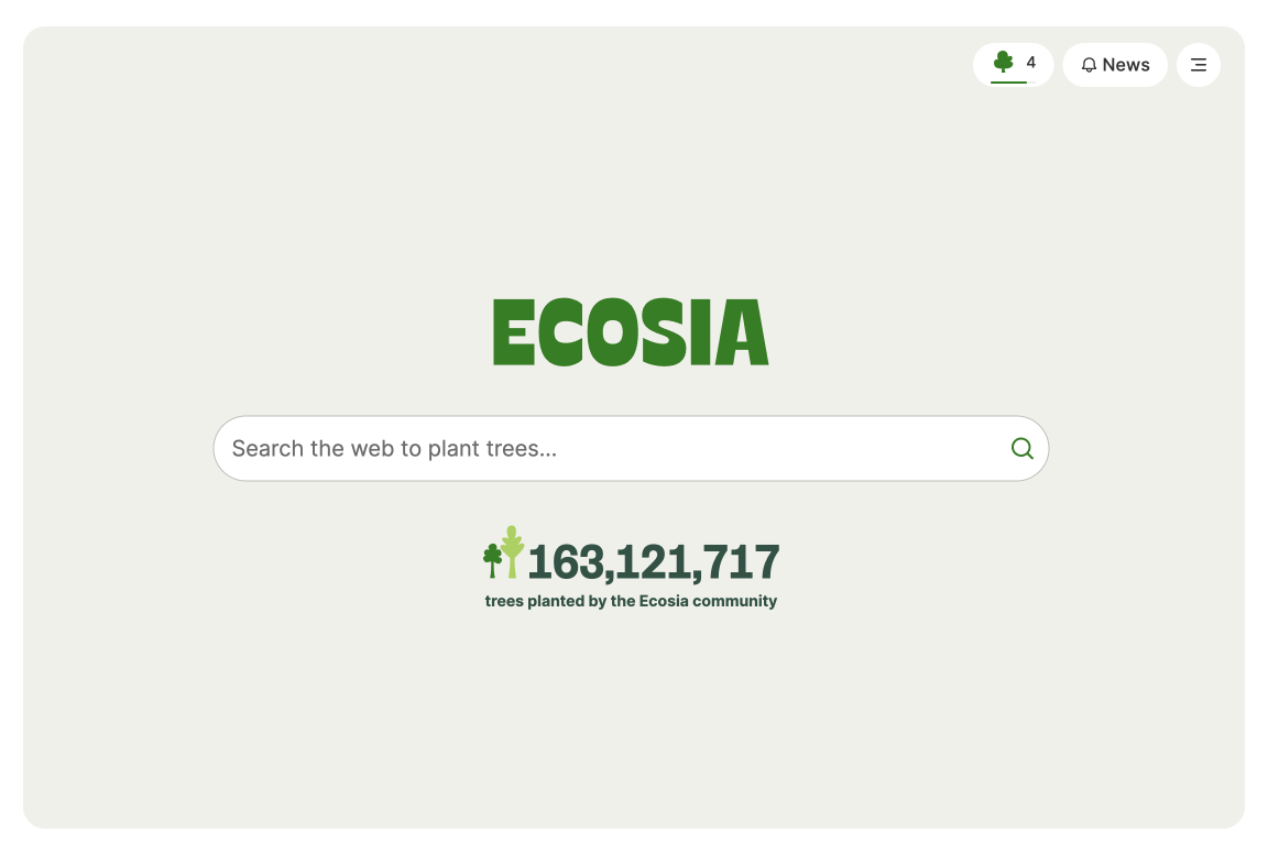 We've updated your personal tree counter