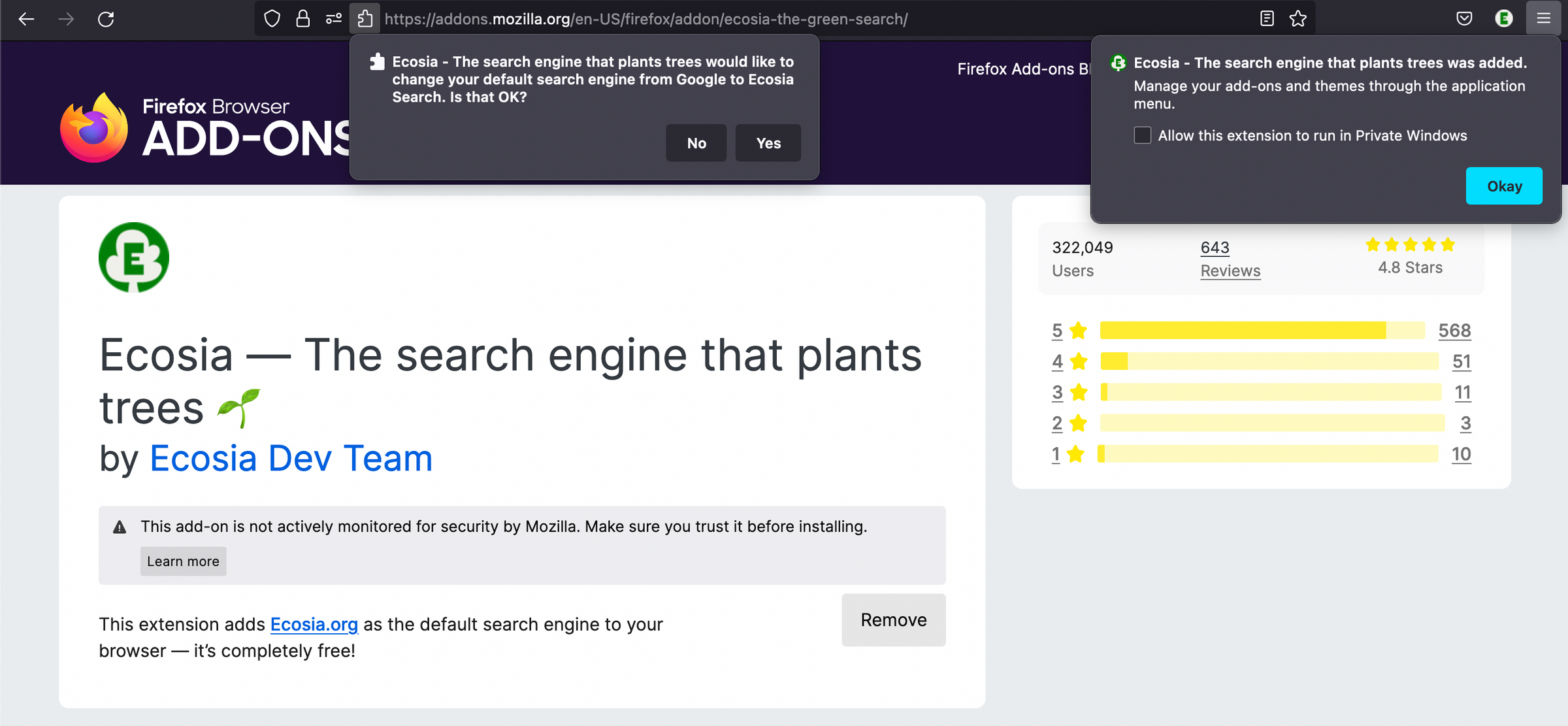 How to use Ecosia on your mac