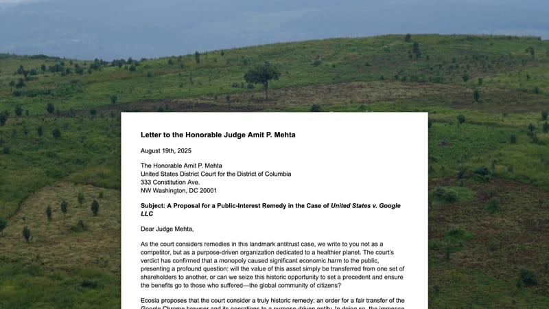 Introducing freetree: our new browser extension that lets you plant ...